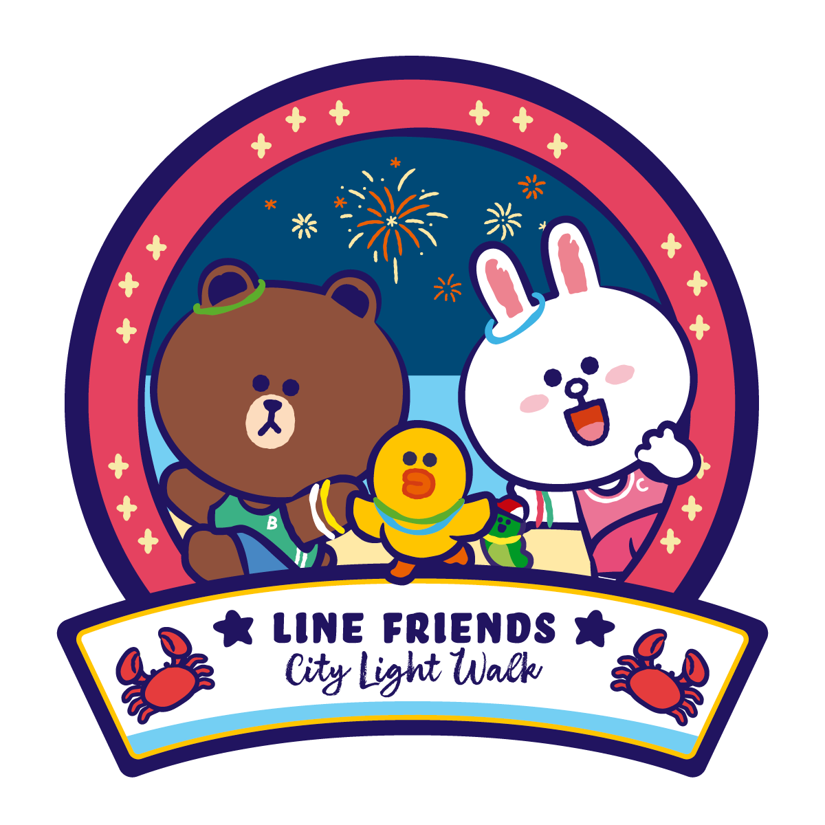 LINE FRIENDS City Light Walk 2024 – 🌈